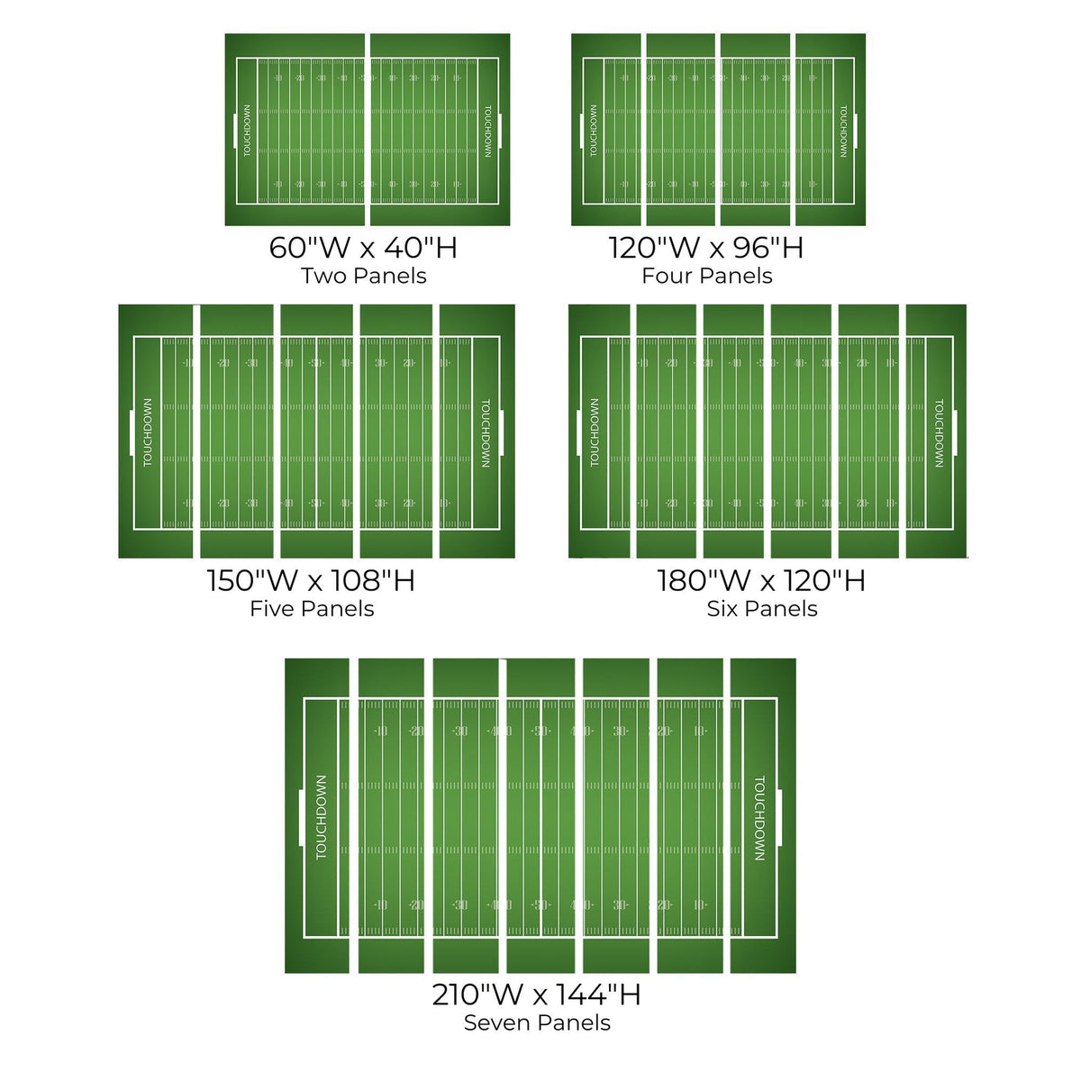 Premium Peel & Stick Wall Mural - Football Field – Tiptophomedecor