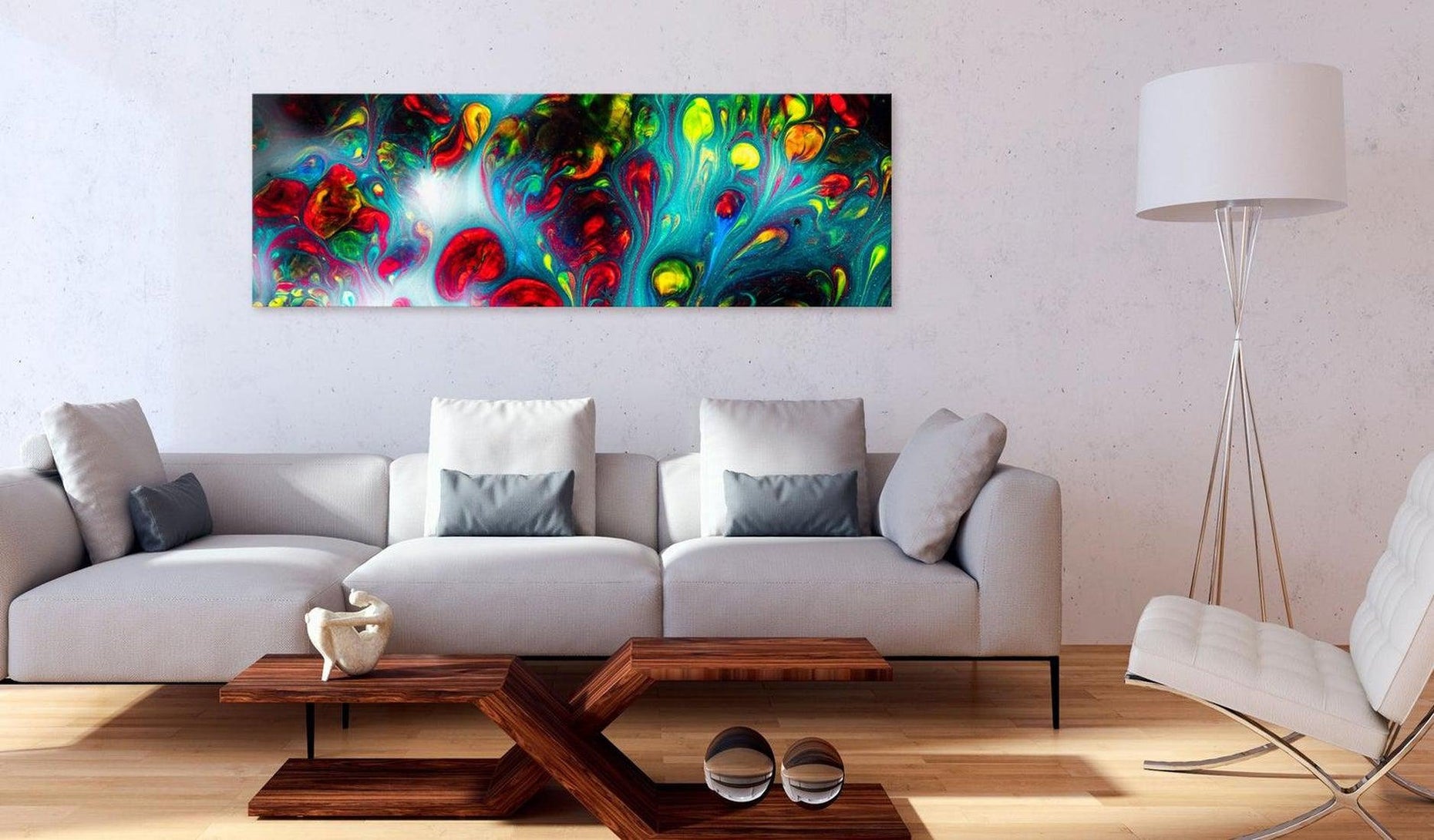 Abstract Stretched Canvas Wall Art – Tiptophomedecor