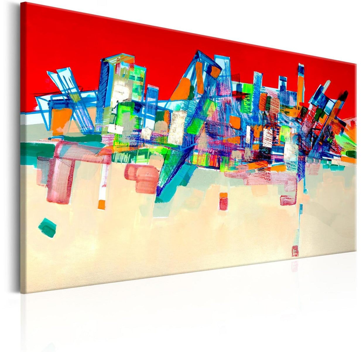 Abstract Stretched Canvas Wall Art – Tiptophomedecor