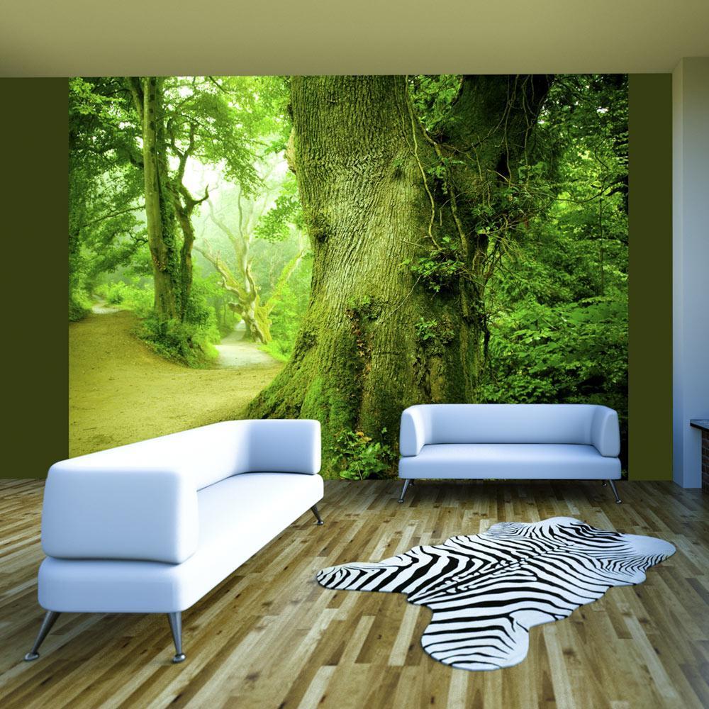 Landscape Wallpaper Wall Mural - Forest Pathway – Tiptophomedecor